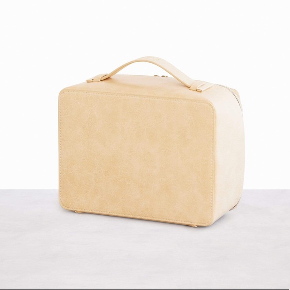 BEIS | Bags | Bis The Cosmetic Case In Beige | Poshmark